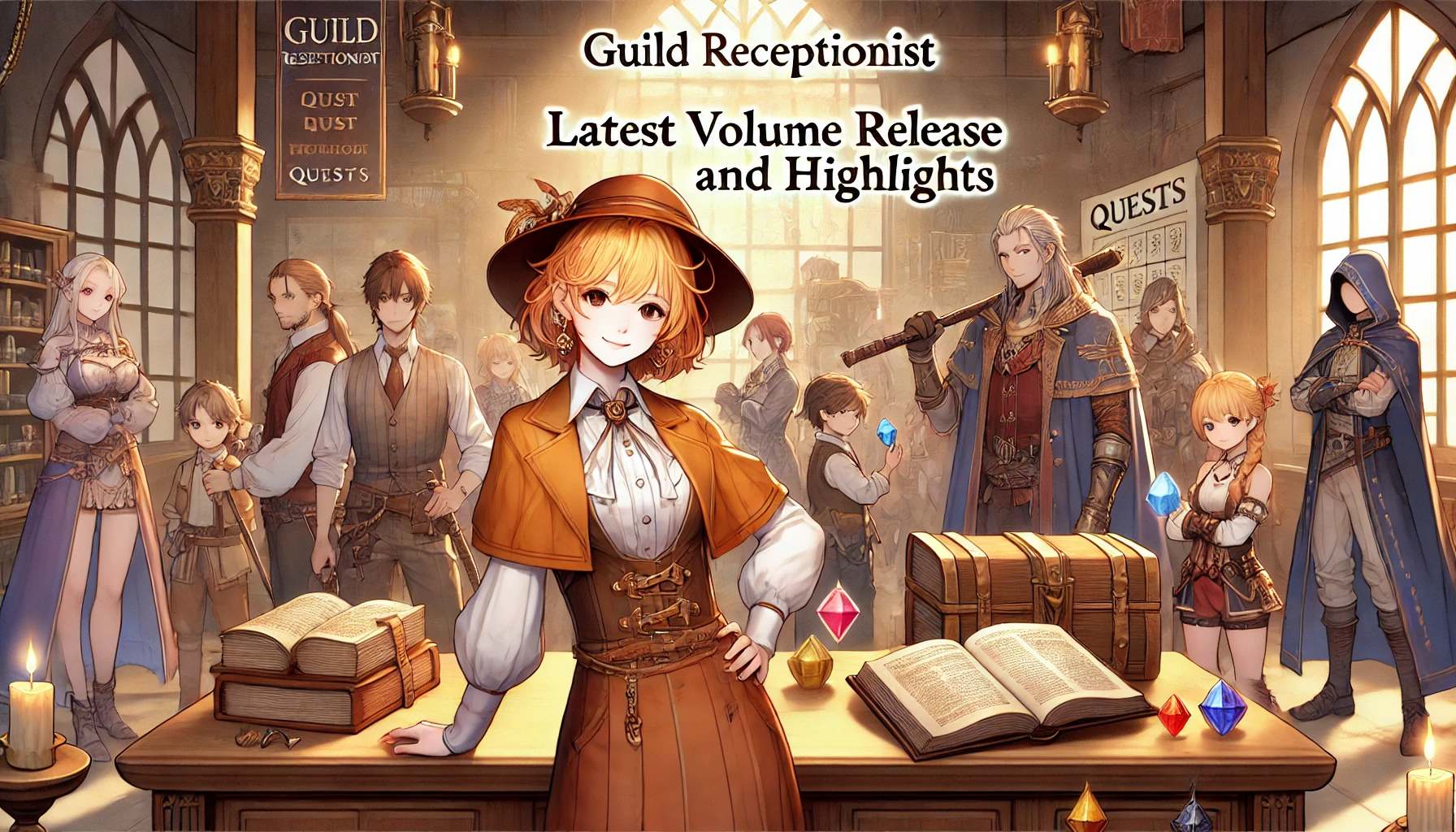 「ギルドの受付嬢ですが」最新刊の発売日はいつ？見どころを解説 | アニメノススメ